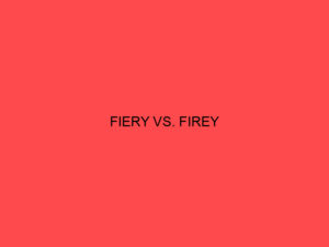 Fiery vs. Firey: What's the Difference? - Main Difference