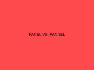 Panel vs. Pannel: What's the Difference? - Main Difference