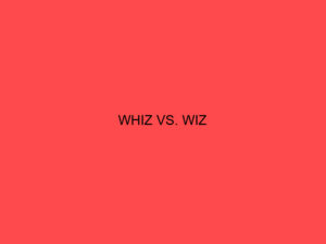 Whiz vs. Wiz: What's the Difference? - Main Difference