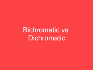 Bichromatic vs. Dichromatic: What's the Difference? - Main Difference